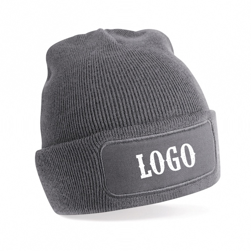 Bonnet à patch personnalisable Beechfield | Andikado