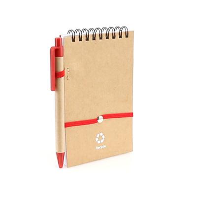 Cahier A6 ECOCARD recyclé 70 feuilles écologique avec votre logo ...